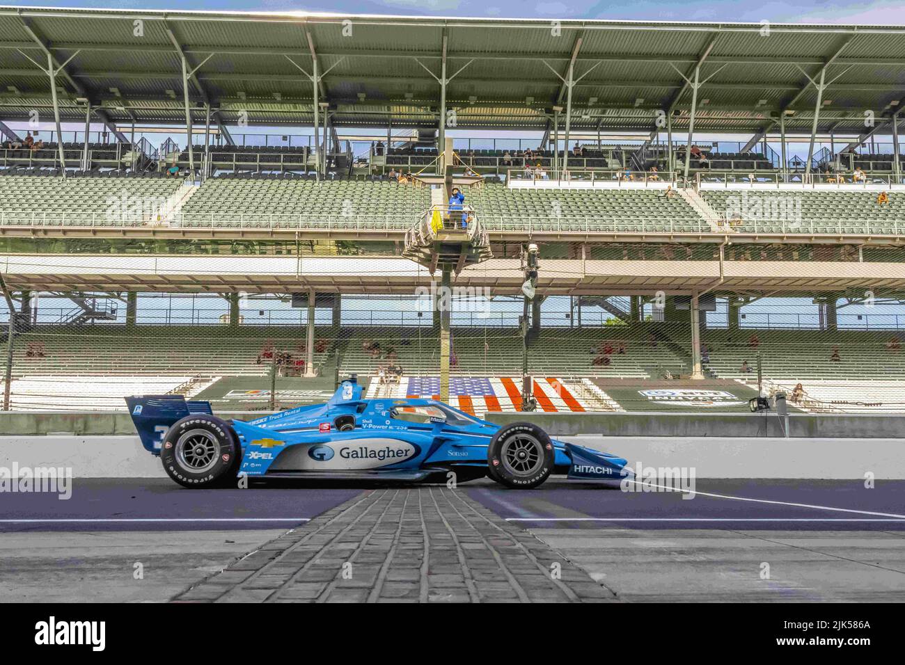 Indianapolis, IN, USA. 29th July, 2022. SCOTT MCLAUGHLIN (3) of ...