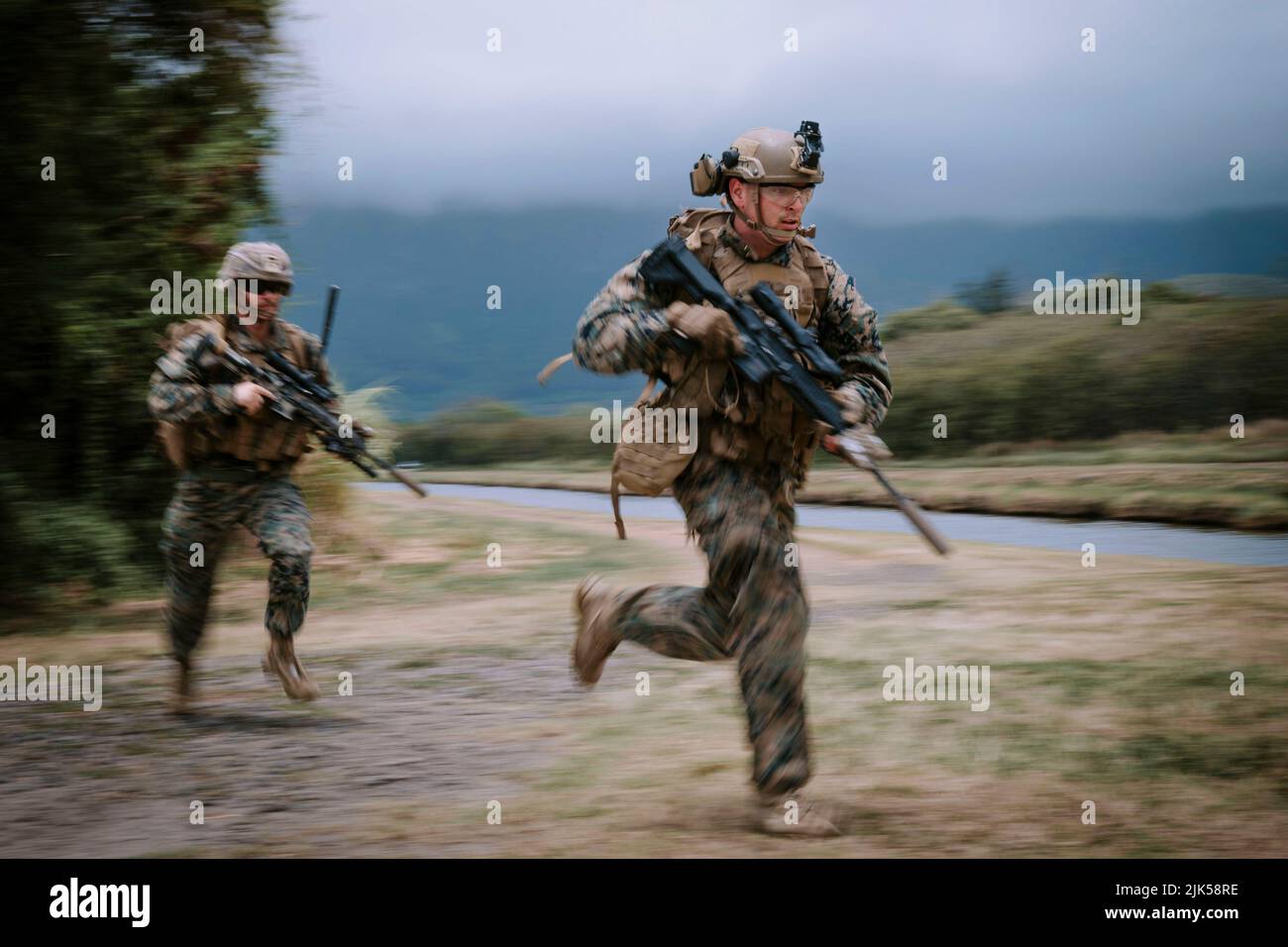 Hawaii, USA. 16th July, 2022. U.S. Marines with 3rd Battalion, 4th ...