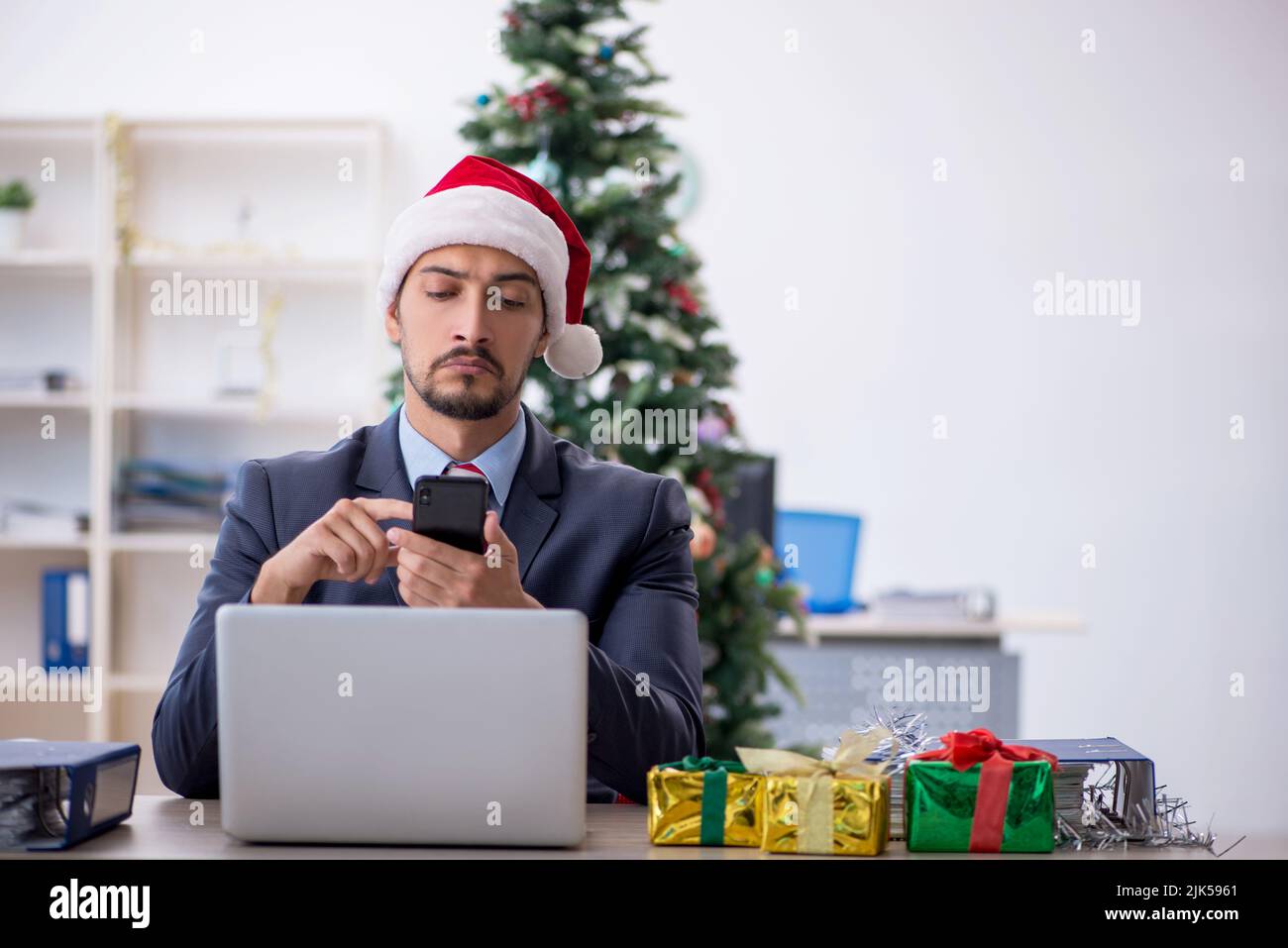 Office christmas party disappointed hi-res stock photography and images ...