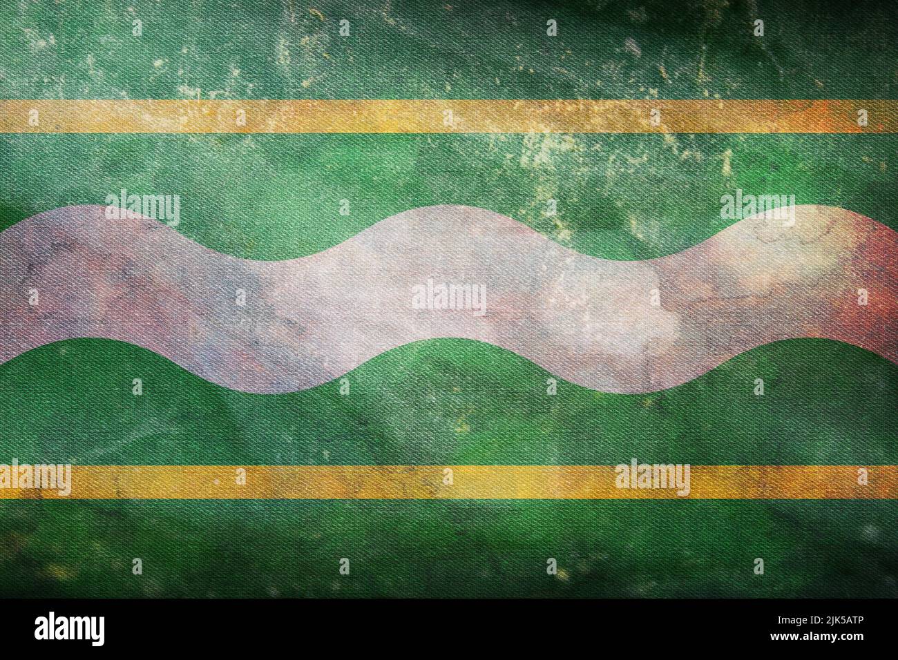 Top view of flag Soest, Netherlands. retro flag with grunge texture ...