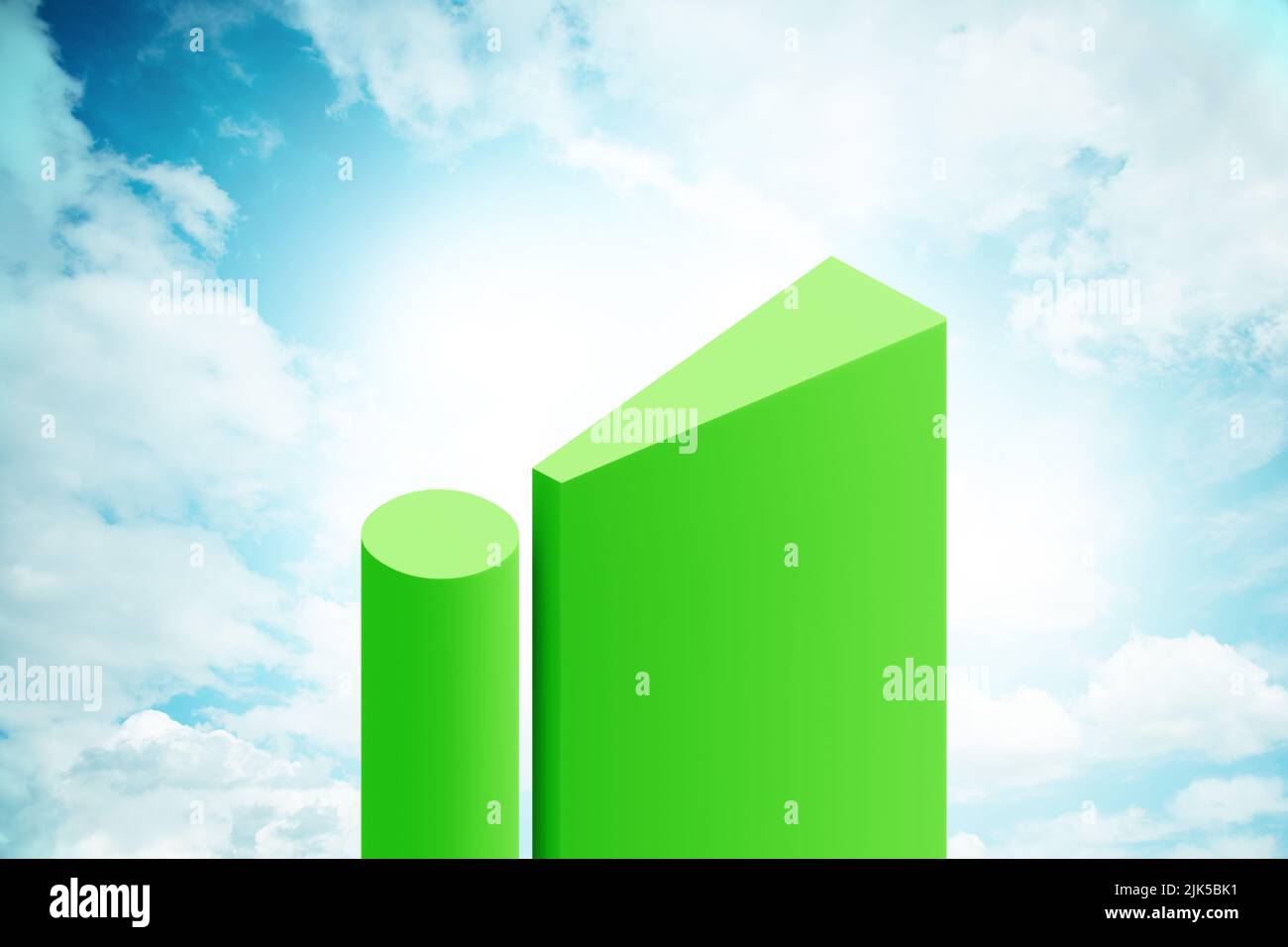 Exclamation mark concept - 3d rendering Stock Photo - Alamy