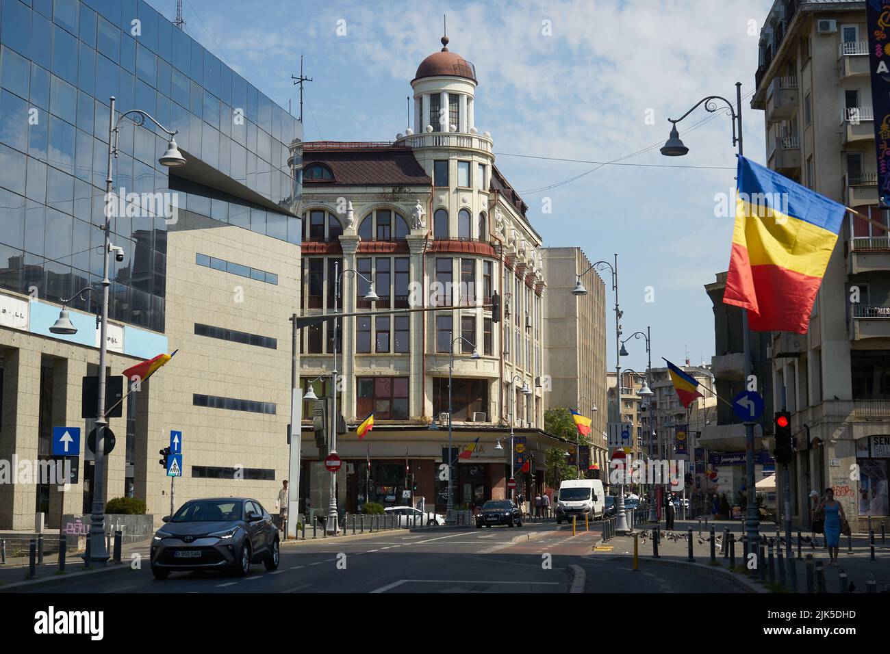 Bucharest, Romania - July 29, 2022: Victoria Store, the first large ...