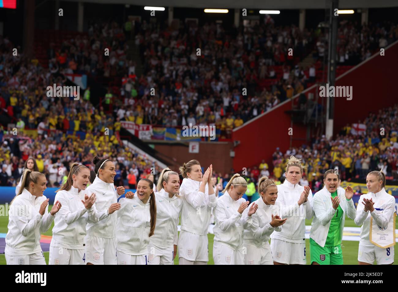 Sheffield, England, 26th July 2022. England players Georgia Stanway ...