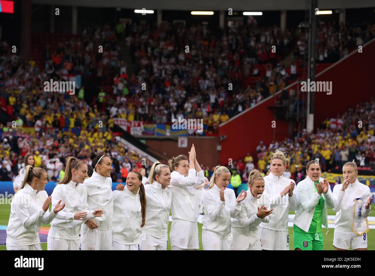 Sheffield, England, 26th July 2022. England players Georgia Stanway ...