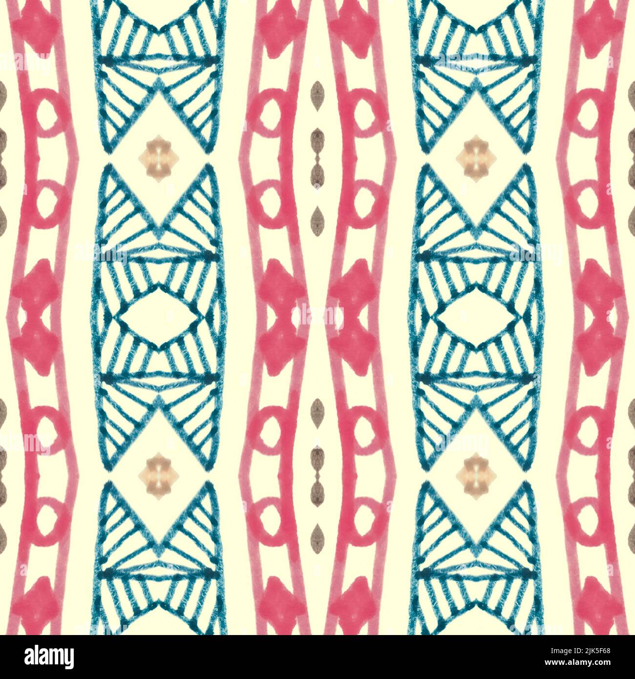 Grunge tribal ribbon. Seamless ethnic background. Art aztec pattern ...