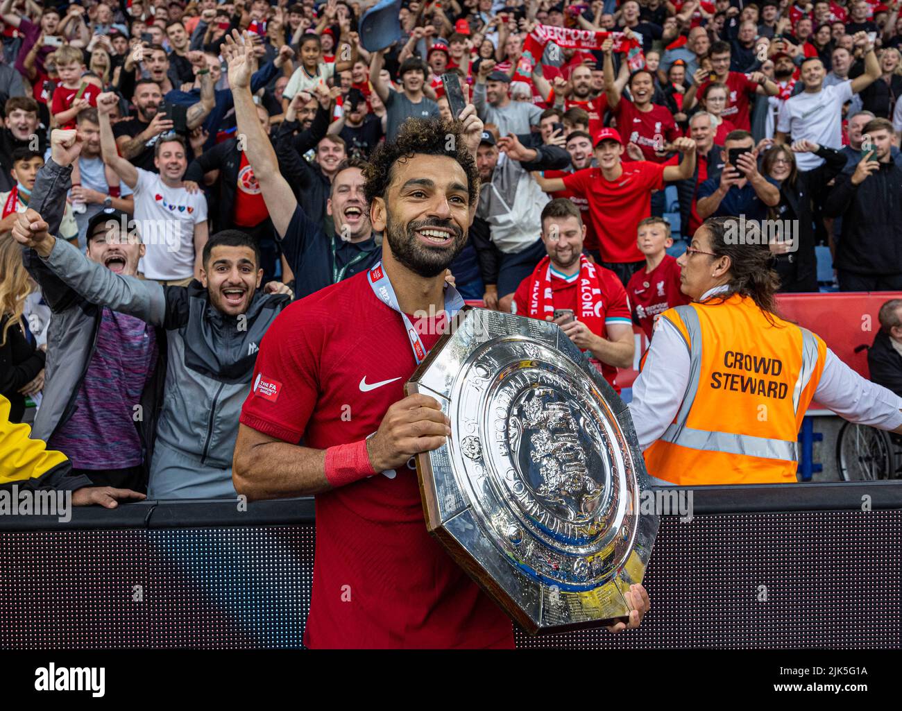 Mohamed salah celebrates hi-res stock photography and images - Alamy