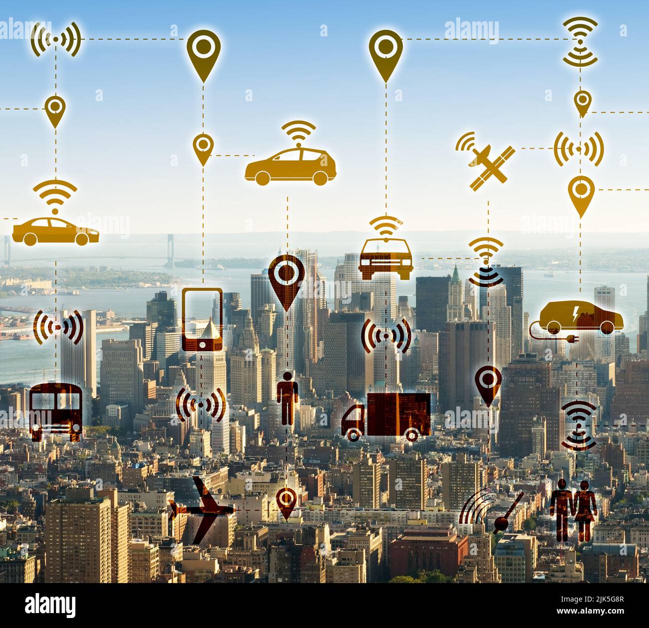 Ridesharing and carpooling concept in the city Stock Photo - Alamy