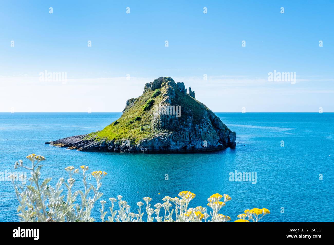 Thatcher Rock, Torquay, Devon, England UK Stock Photo - Alamy