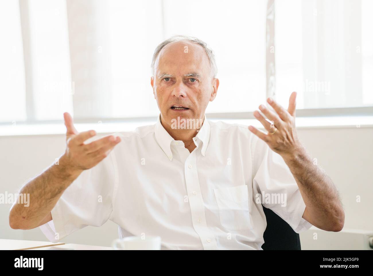 Darmstadt, Germany. 20th July, 2022. Professor Dr. Paolo Giubellino ...