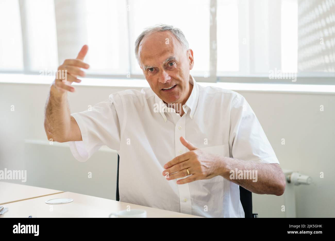 Darmstadt, Germany. 20th July, 2022. Professor Dr. Paolo Giubellino ...