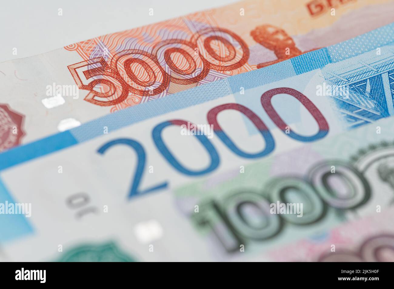 Russian rubles background. Money background and texture. Banknotes of ...