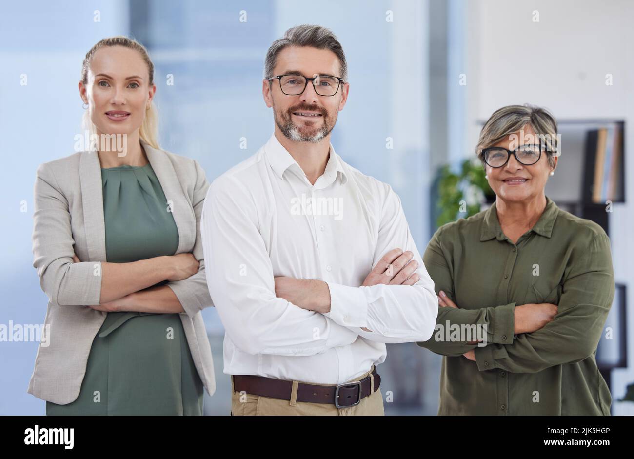 Our team strength is innate. a group of business people together in ...