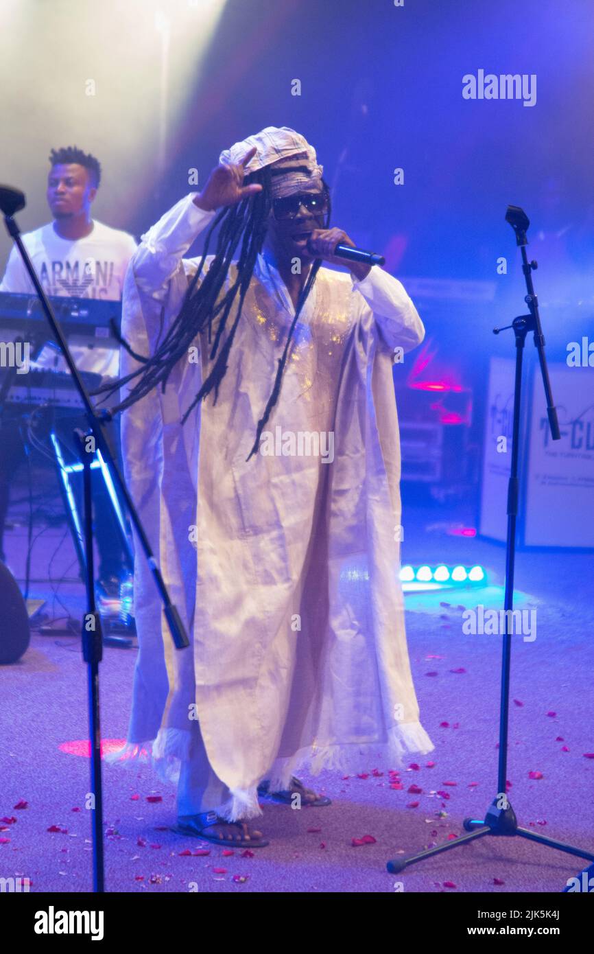 London, UK. 30th July, 2022. Kojo Antwi, Ghana's Mr Music Man, Makes ...