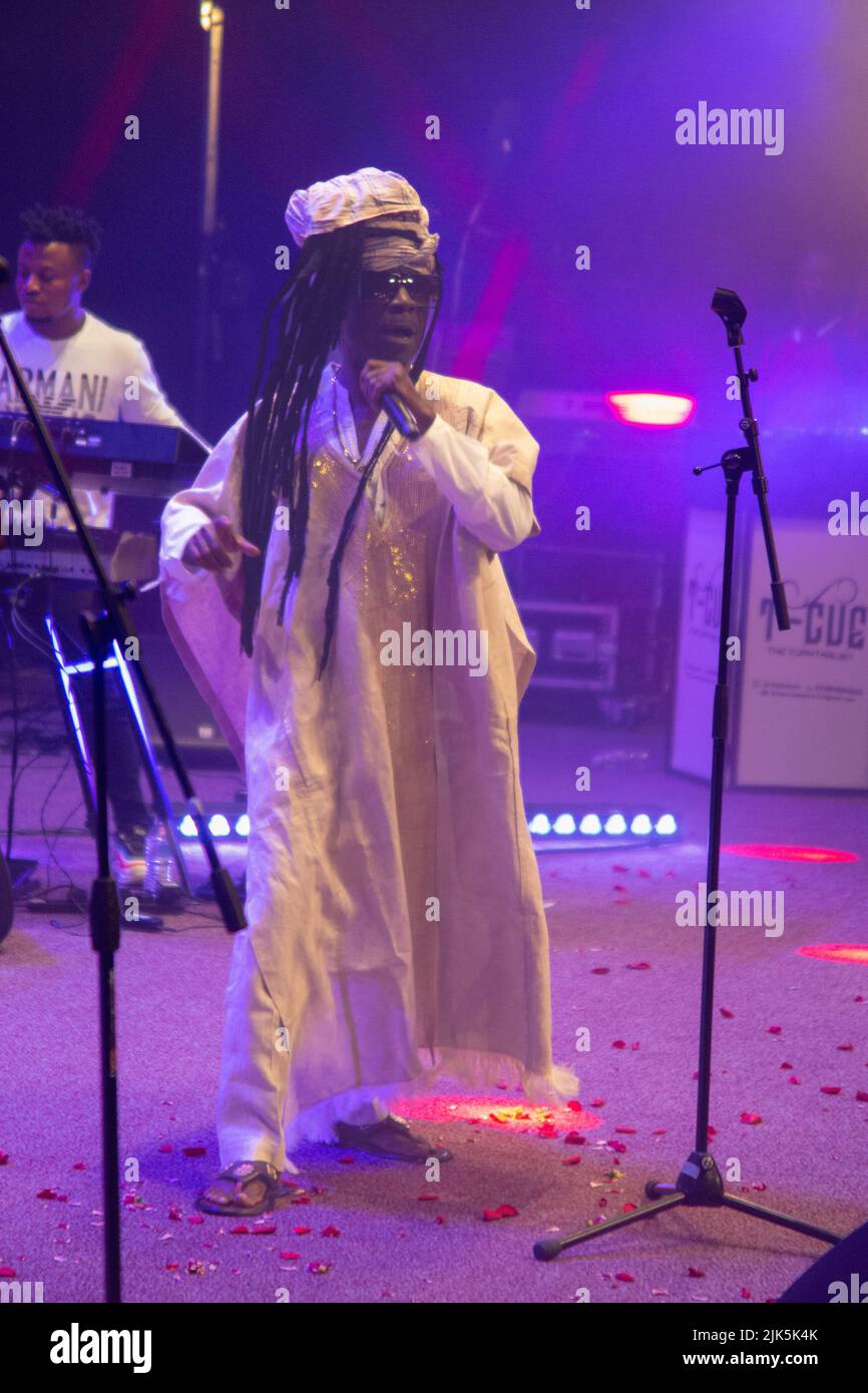London, UK. 30th July, 2022. Kojo Antwi, Ghana's Mr Music Man, Makes ...
