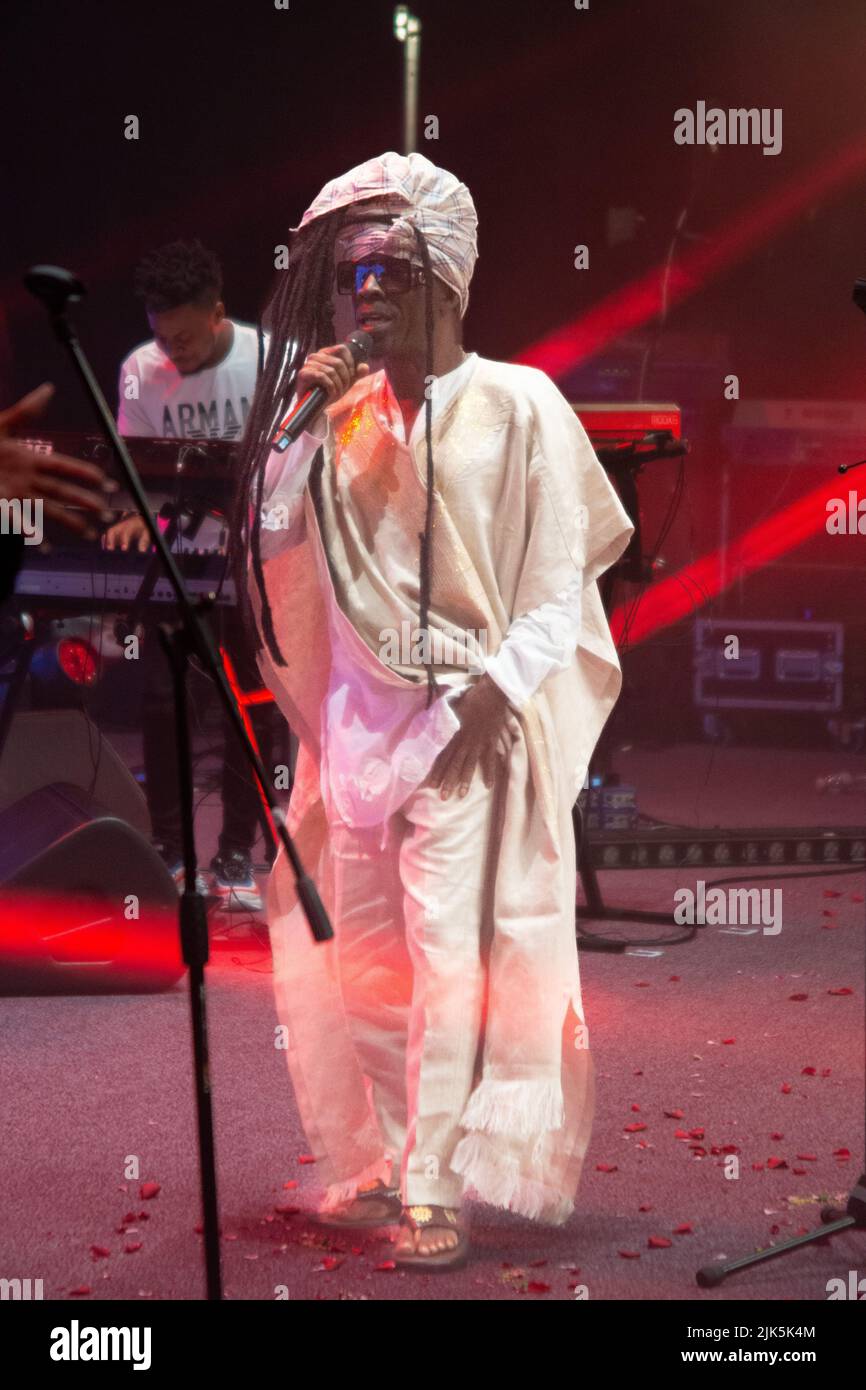 London, UK. 30th July, 2022. Kojo Antwi, Ghana's Mr Music Man, Makes ...