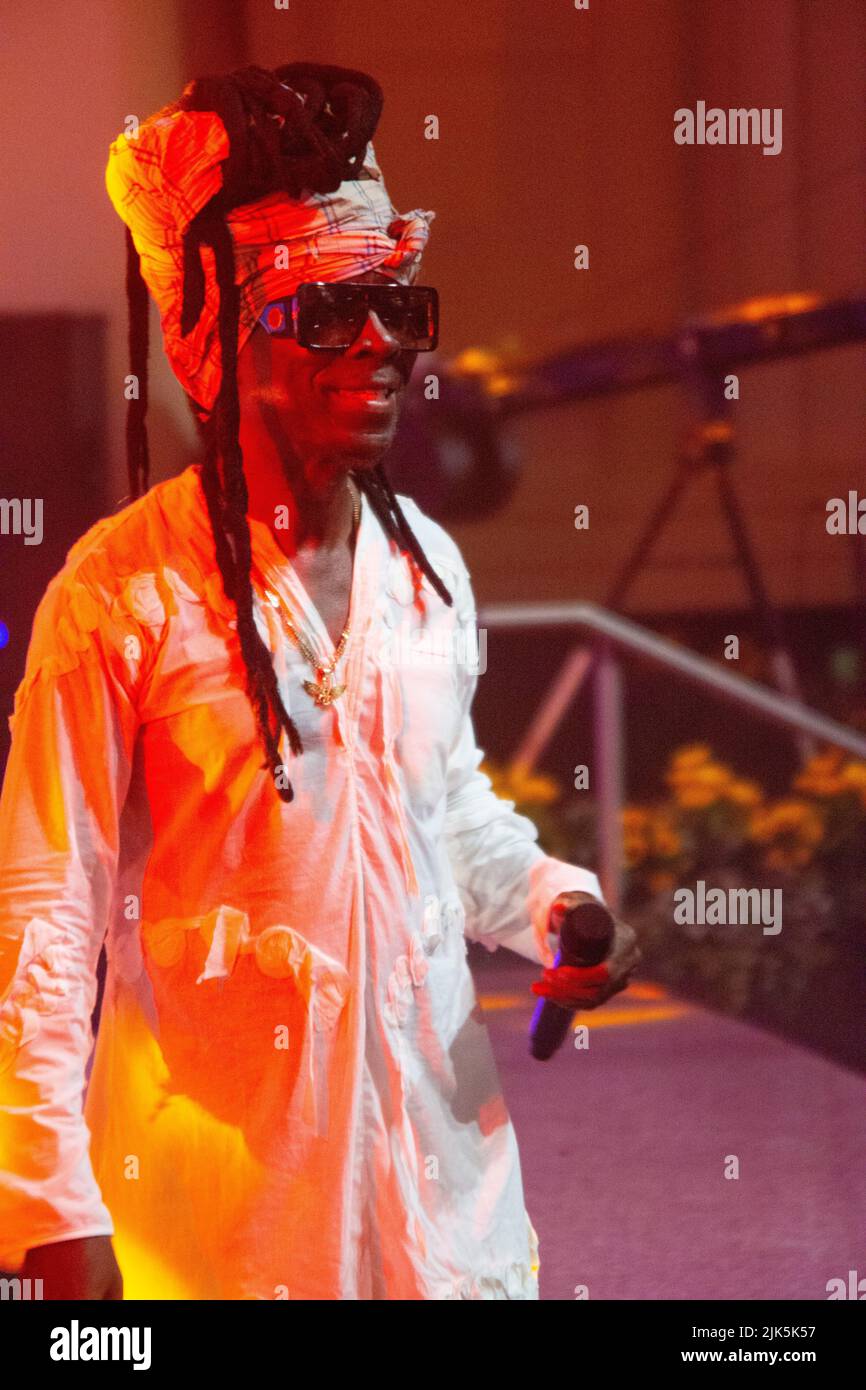 London, UK. 30th July, 2022. Kojo Antwi, Ghana's Mr Music Man, Makes ...