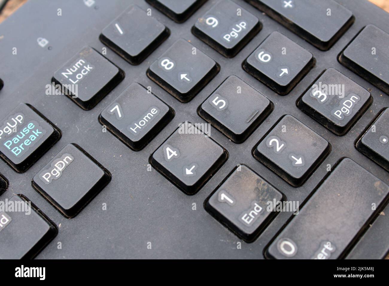 BLACK COLOR COMPUTER KEYBORDS WITH LETTERS Stock Photo - Alamy