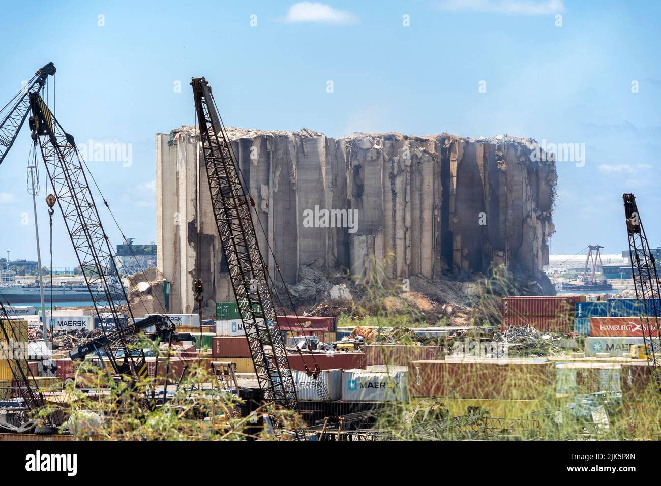 Beirut Port Explosion Blast Site - August 2022 Stock Photo - Alamy