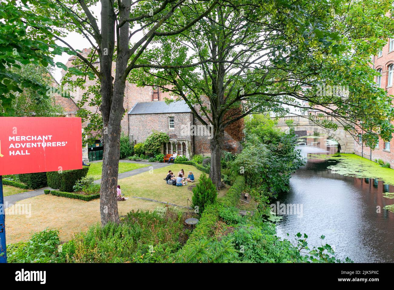 City of York 14th century Merchant Adventurers Hall building, a grade 1 ...