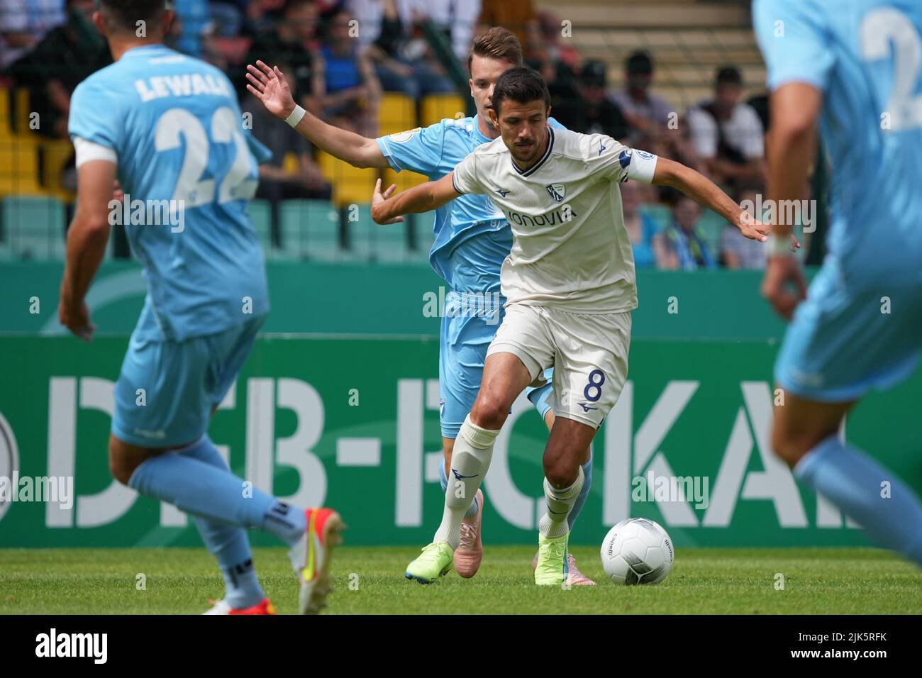 Berlin, Germany. 30th July, 2022. Soccer: DFB Cup, Viktoria 1889 Berlin ...