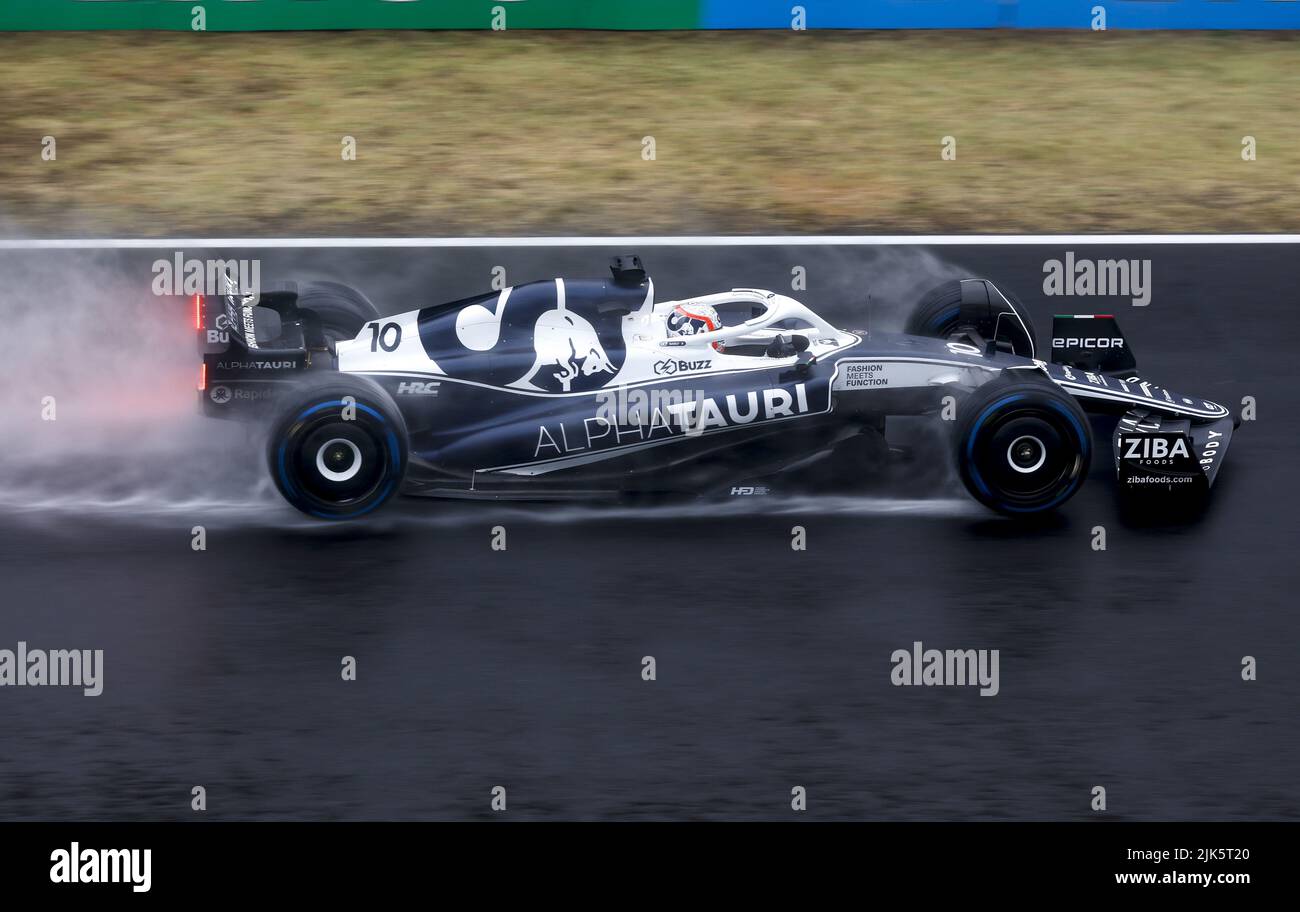 10 GASLY Pierre (fra), Scuderia AlphaTauri AT03, action during the Formula 1 Aramco Magyar ...