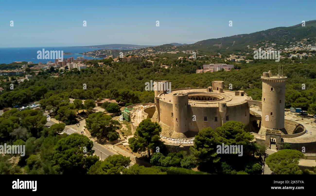 Castillo de bellver Stock Photo - Alamy