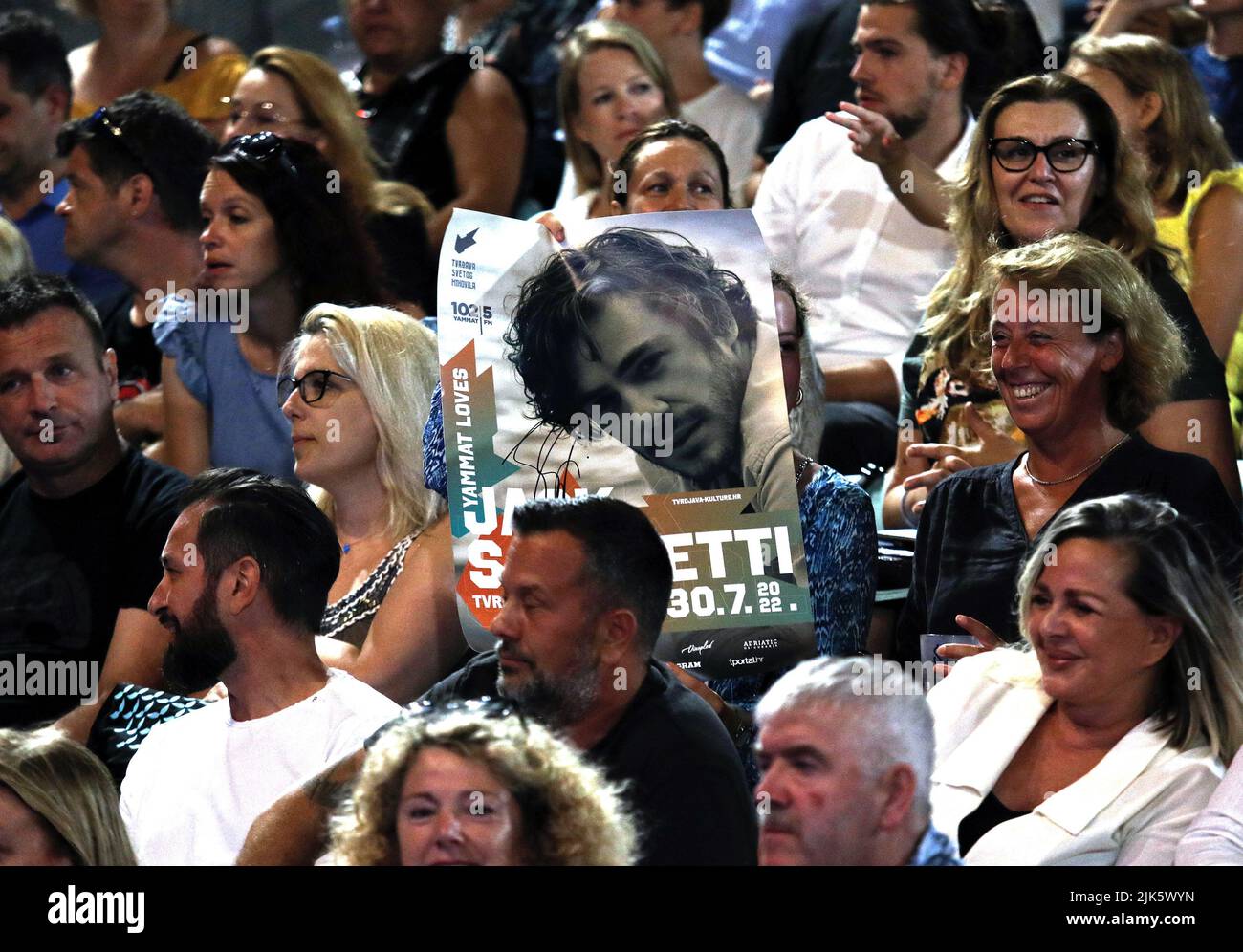 30.07.2022., Sibenik - Jack Savoretti concert at Saint Mihovil fortress ...