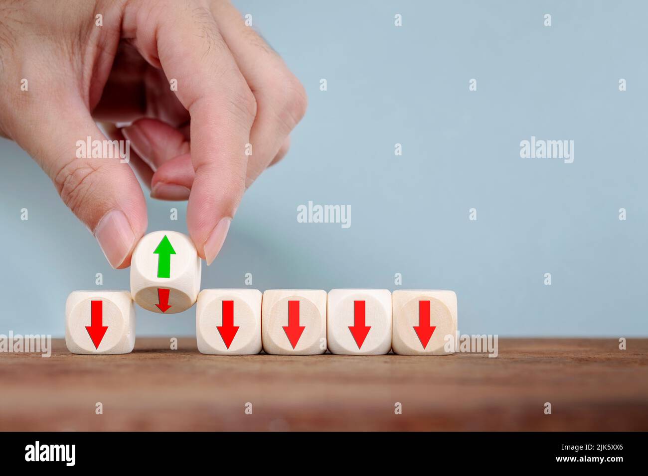 Hand Changing with flipping changes the direction of an arrow on Wooden ... Hand Changing with flipping changes the direction of an arrow on Wooden ...