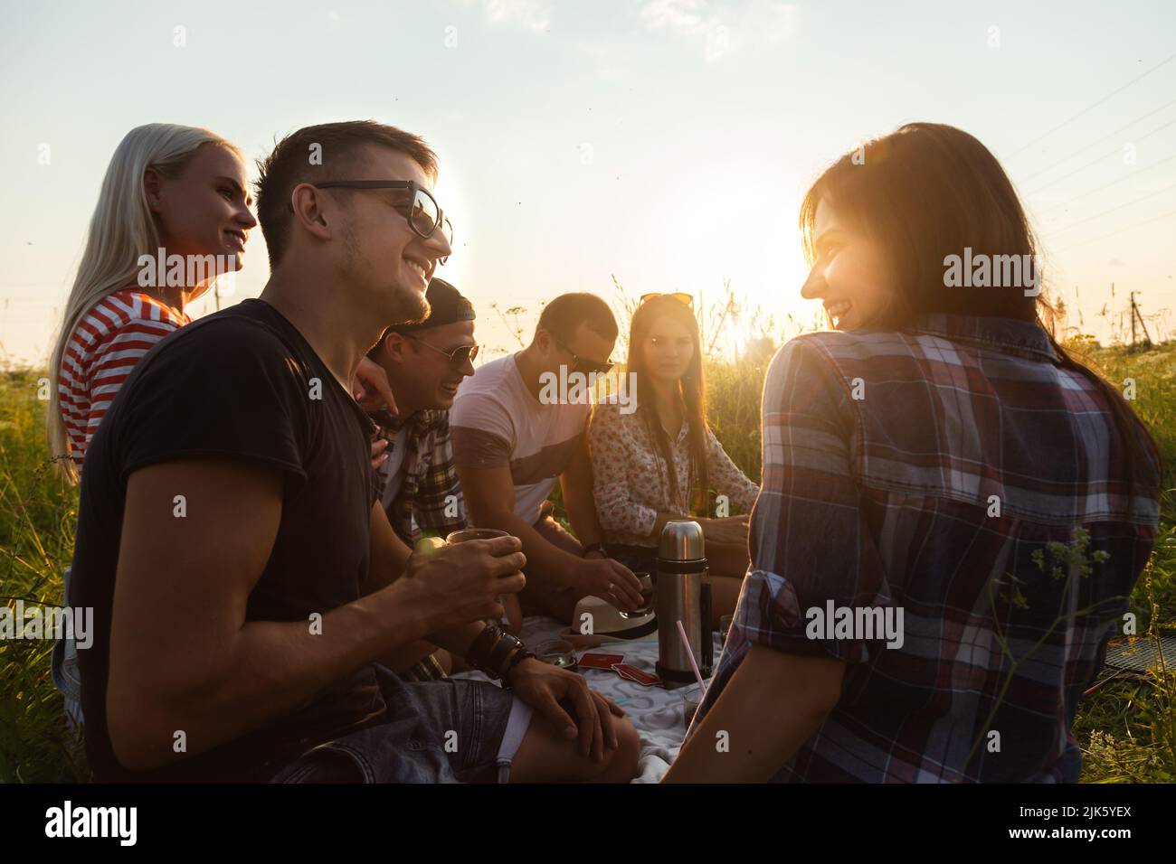 Summer holidays and active recreation. Positive emotions from the ...