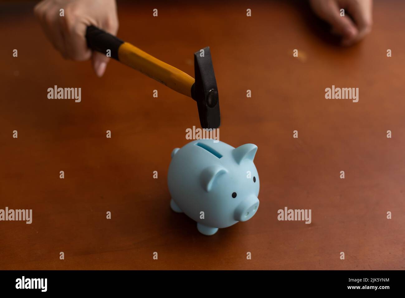 Banknote is breaking into pieces hi-res stock photography and images ...