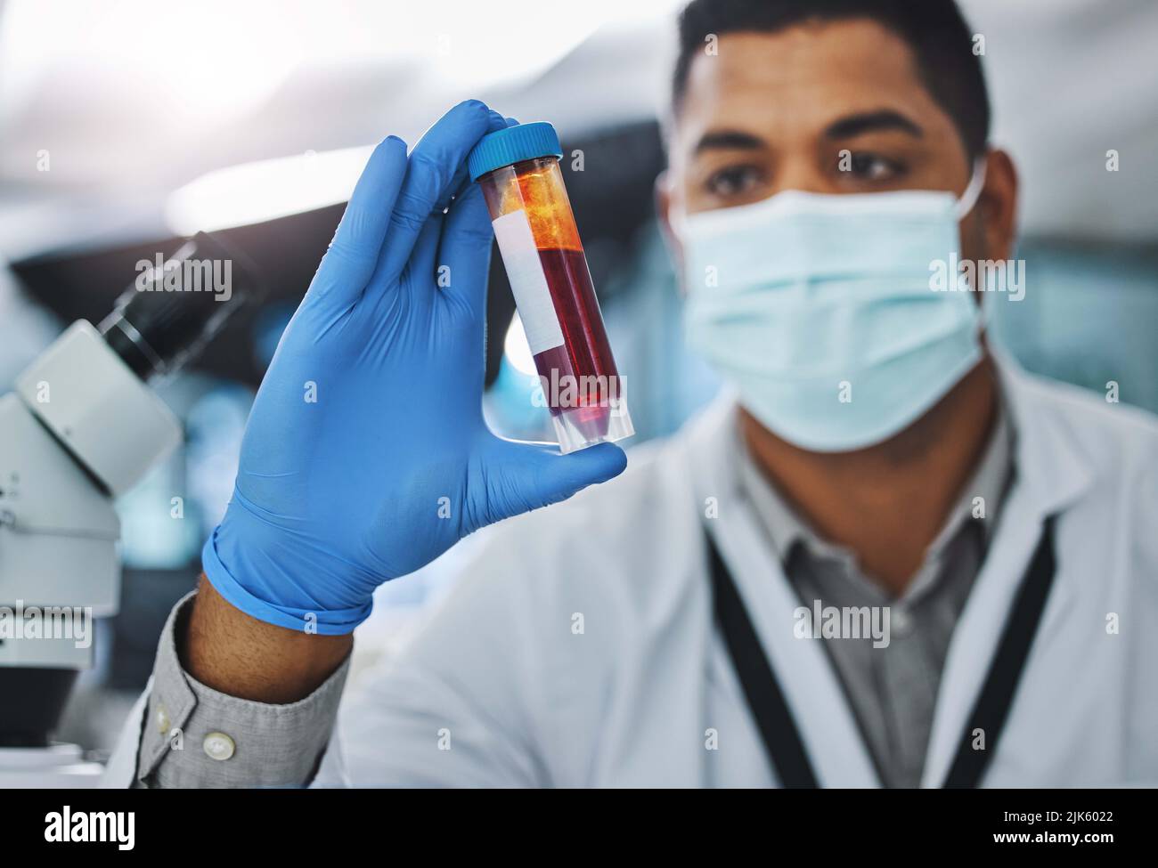 Chemistry has the power to save our lives. a young male researcher ...