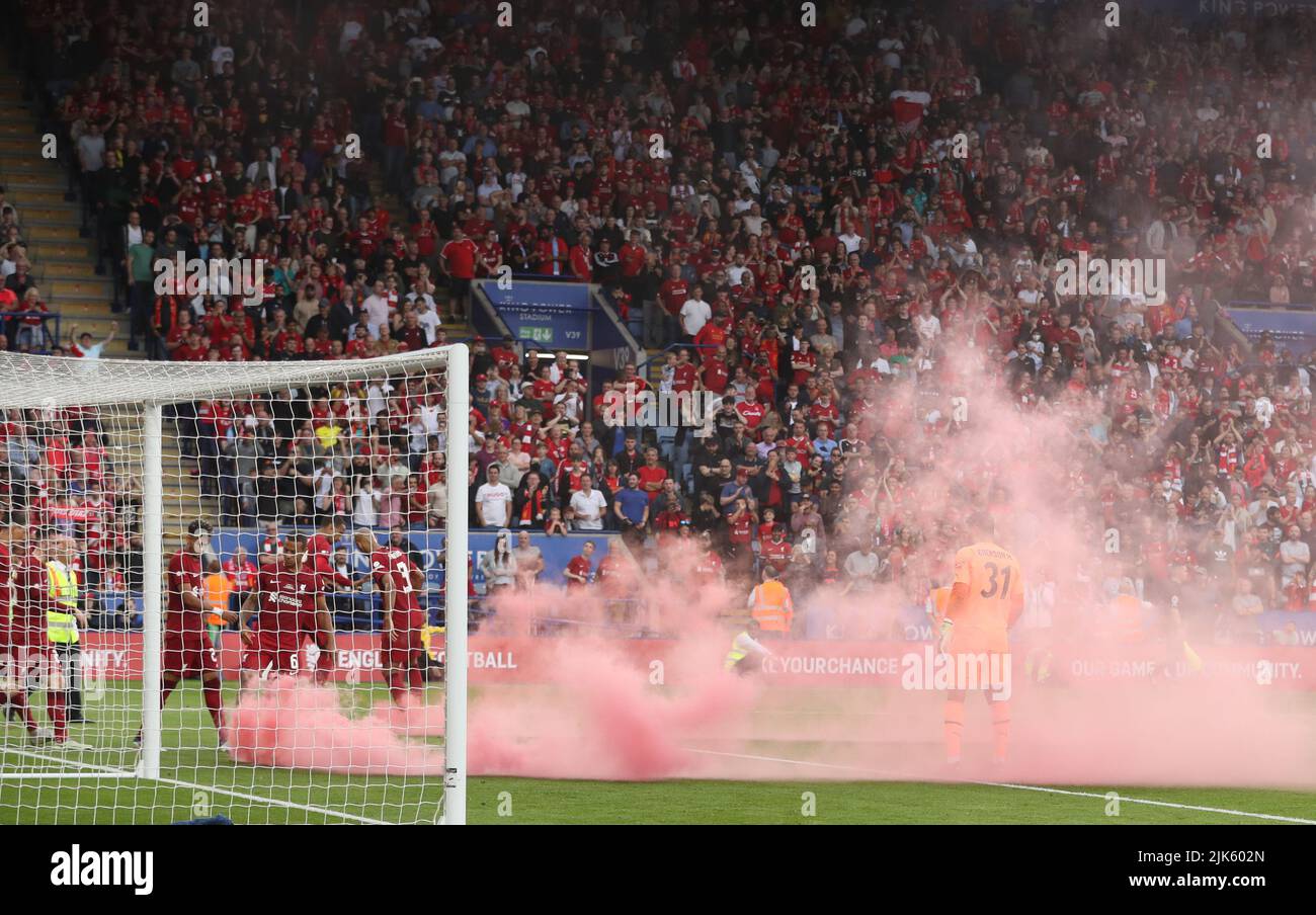 Soccer pitch flares hi-res stock photography and images - Alamy
