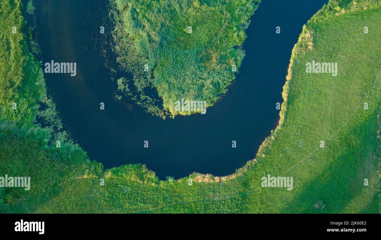 Turn of the river Stock Photo - Alamy