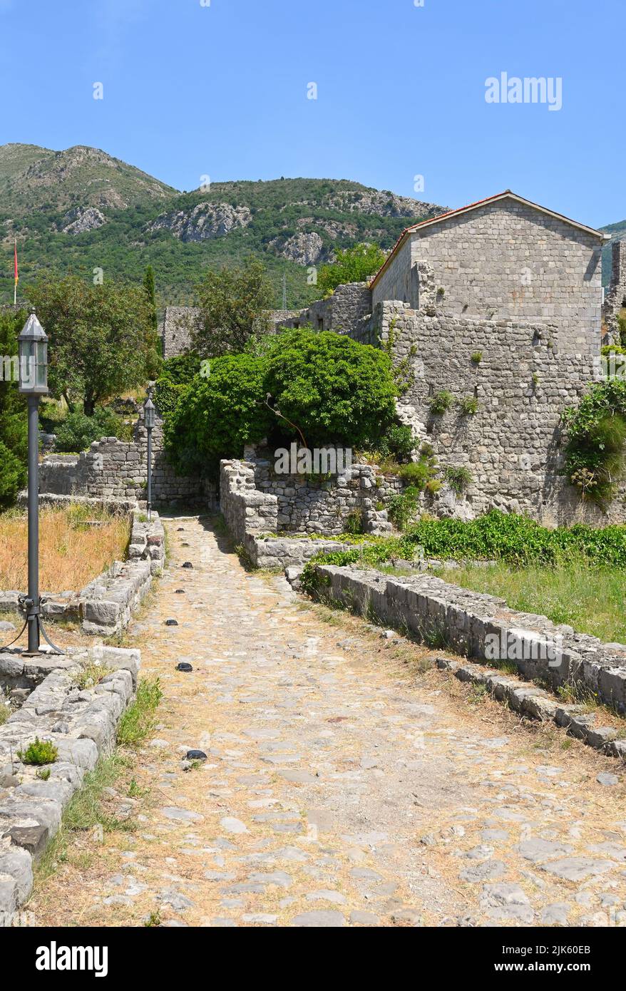 Stari Bar town near new city of Bar. Montenegro, Europe Stock Photo - Alamy