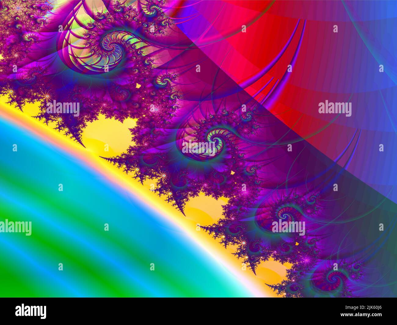 abstract bright multicolor linear pattern, color graphics, background ...