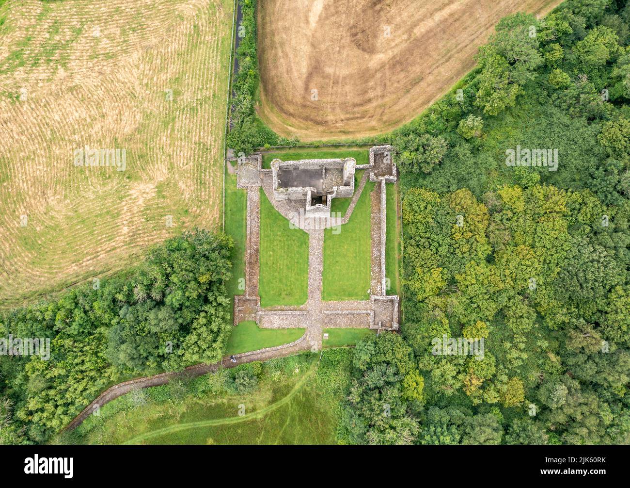 The beautiful Tully Castle by Enniskillen, County Fermanagh inNorthern ...