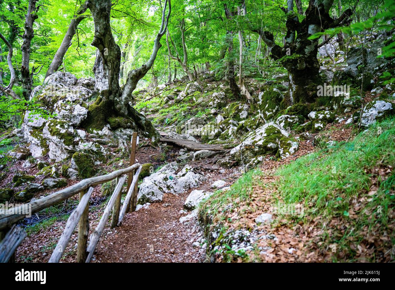 Zompo lo Schioppo, riserva naturale (Morino, L''Aquila, Italia Stock ...
