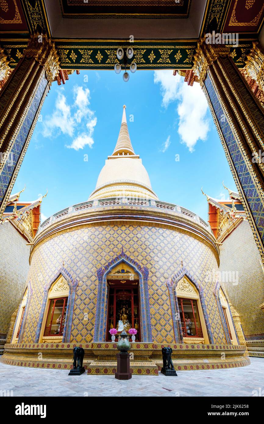 Wat Ratchabophit temple in Bangkok Thailand, beautiful temple with a ...