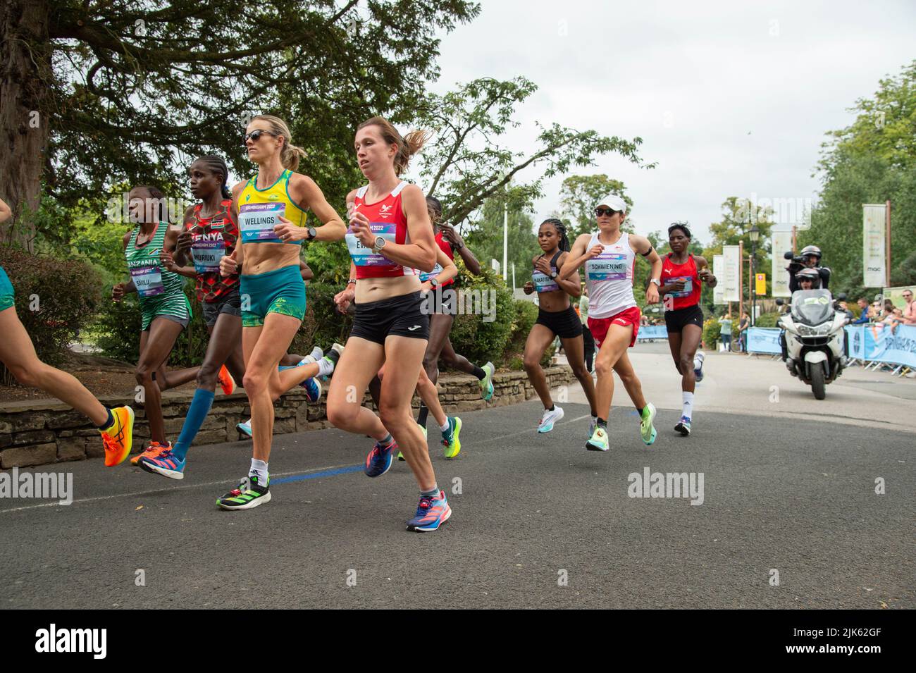 Eloise Wellings (AUS) and Clara Evans (WAL) competing in the women's ...