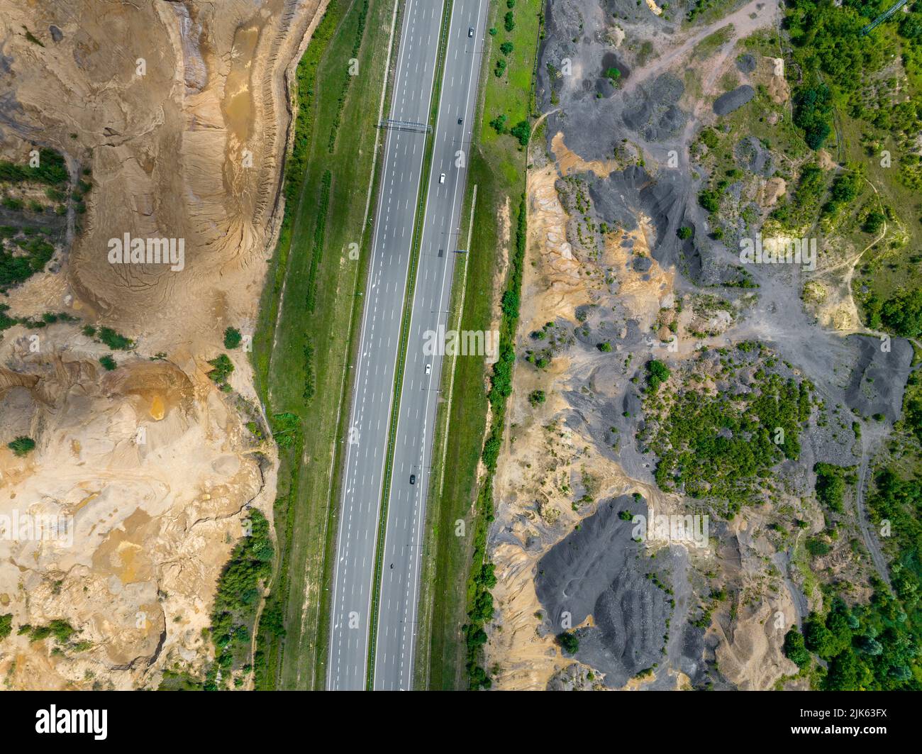 Mining from above. Aerial view of opencast mining Stock Photo - Alamy Mining from above. Aerial view of opencast mining Stock Photo - Alamy