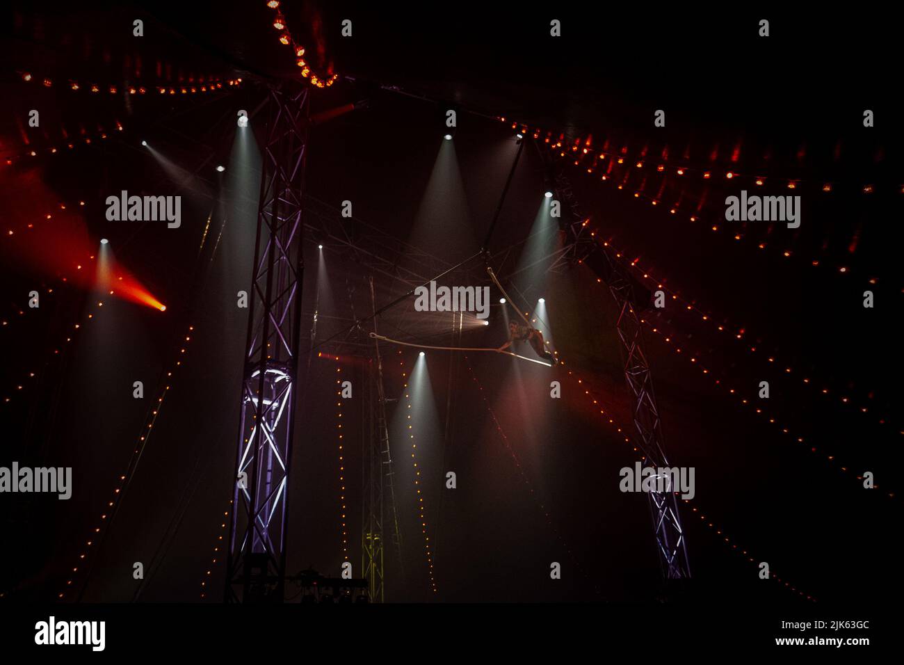 Circus clowns trained animals hi-res stock photography and images - Alamy
