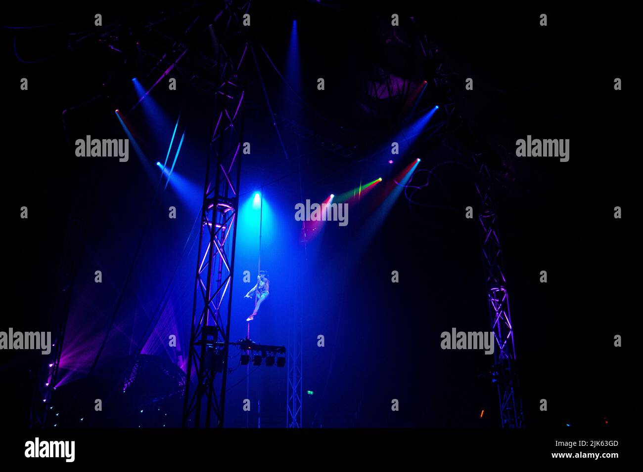 Circus clowns trained animals hi-res stock photography and images - Alamy