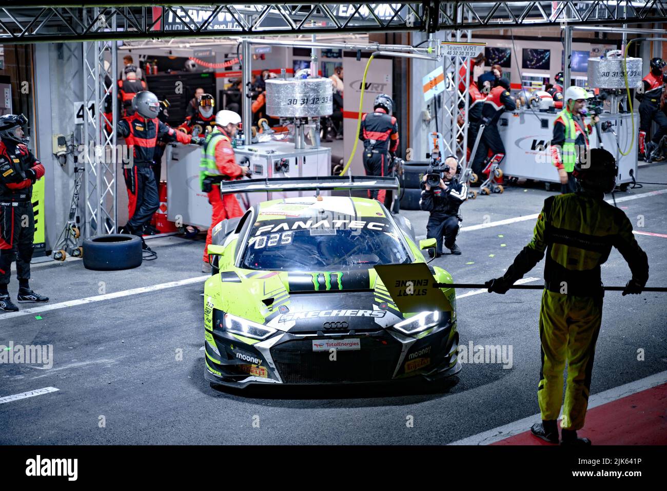 Pit-Lane,Team WRT,Audi R8 LMS evo II GT3 Stock Photo - Alamy