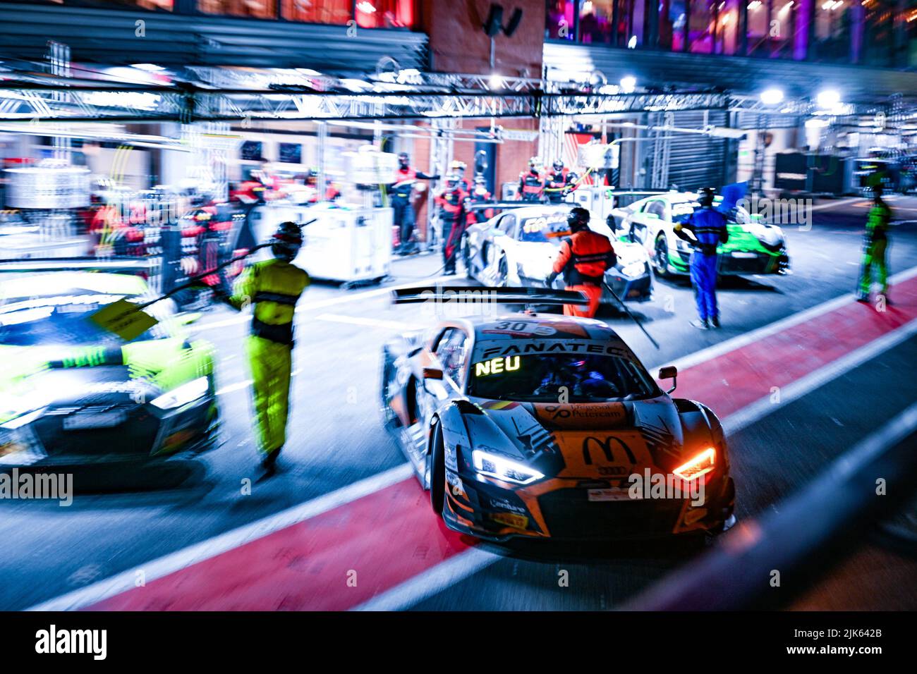 Pit-Lane,Team WRT,Audi R8 LMS evo II GT3 Stock Photo - Alamy
