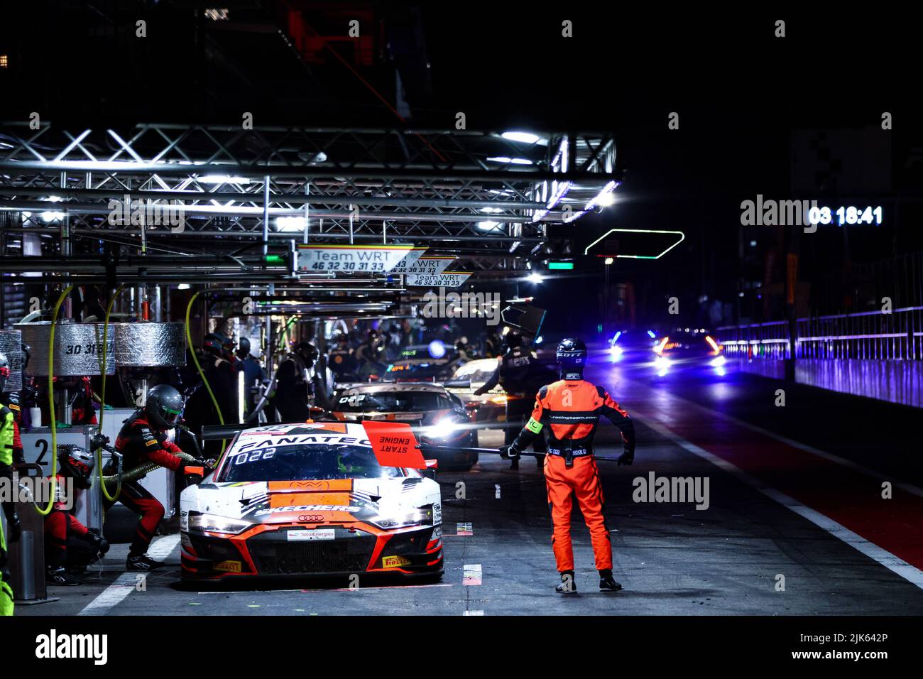 Pit-Lane,Team WRT,Audi R8 LMS evo II GT3 Stock Photo - Alamy