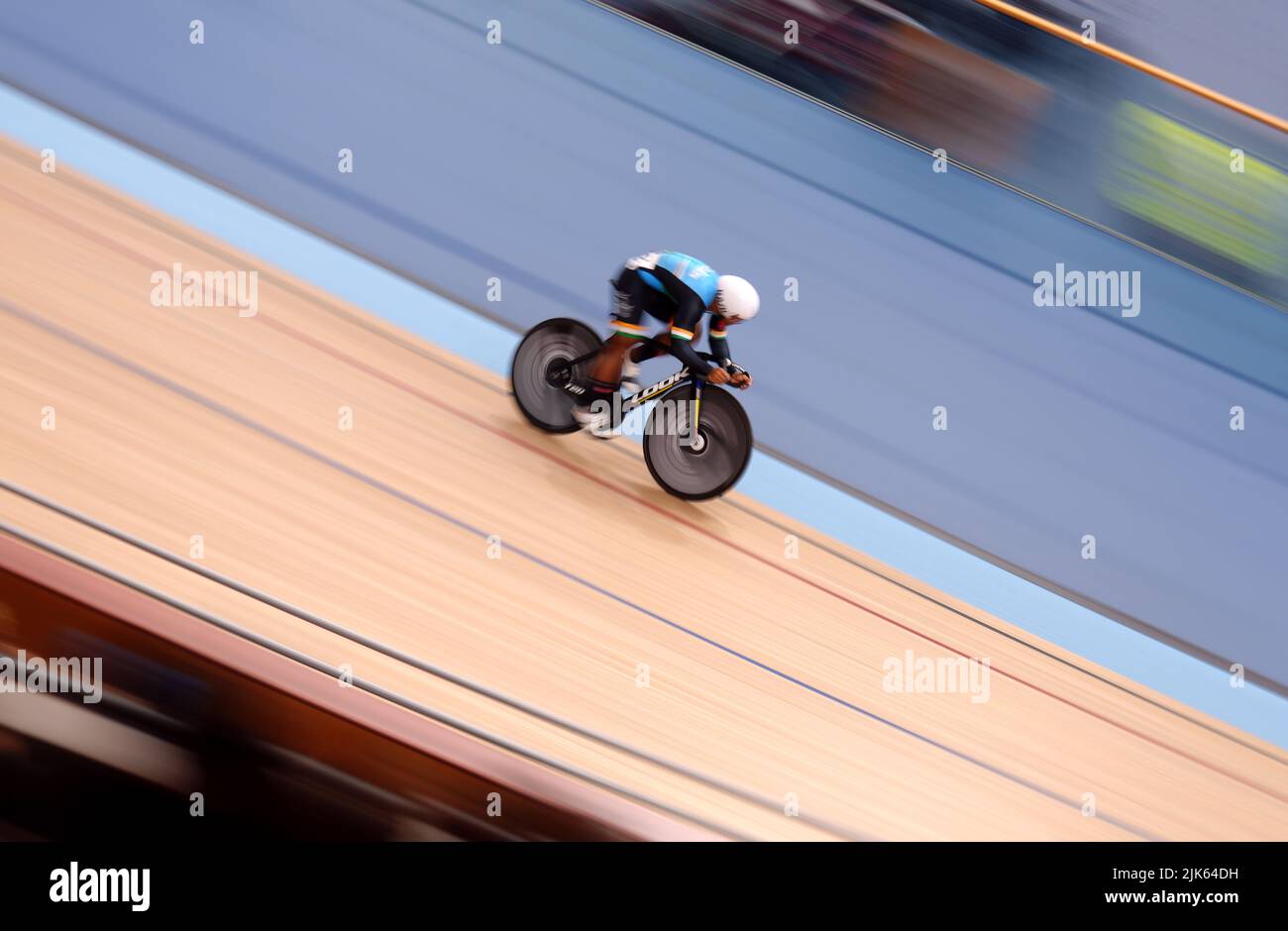 India’s Esow Esow competes in the Men's Sprint - Qualifying at Lee ...