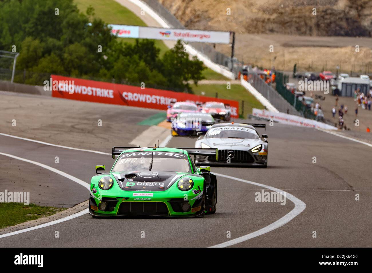 July 30, 2022, Spa-Francorchamps, Belgium: Klaus Bachler, Come Ledogar ...