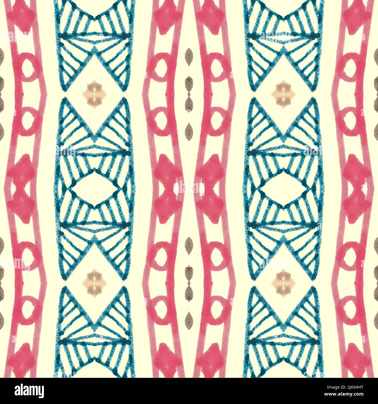Grunge tribal ribbon. Seamless ethnic background. Art aztec pattern ...