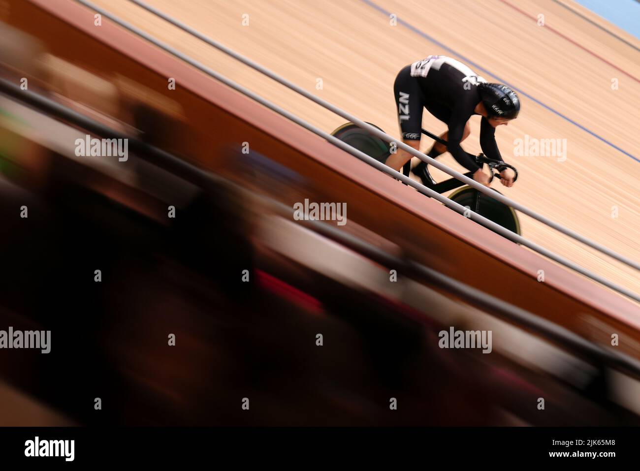 New Zealand’s Sam Webster competes in the Men's Sprint - Qualifying at ...
