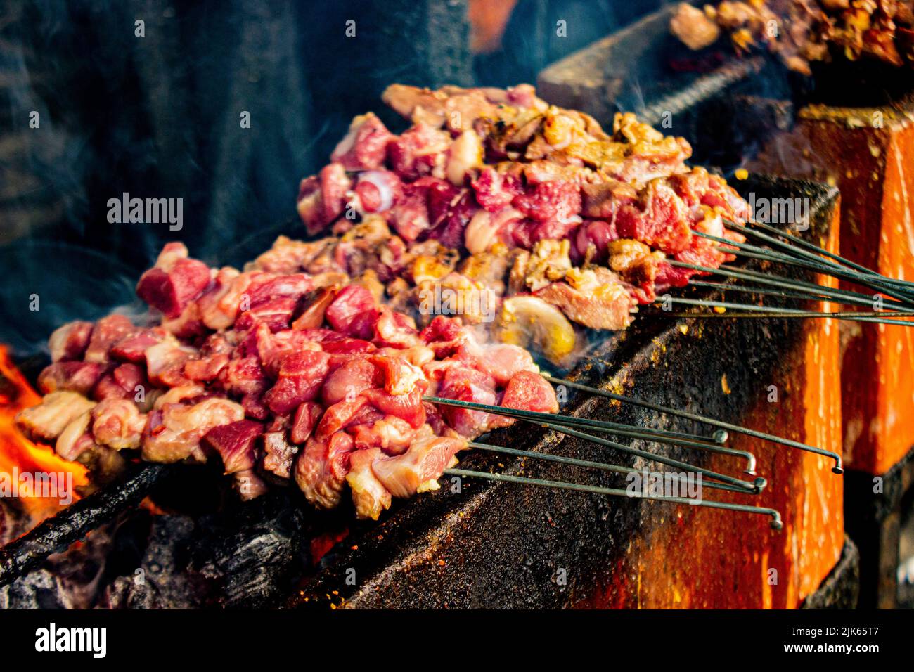 sate klatak or sate kambing or satay goat, lamb, Lamb or meat goat ...